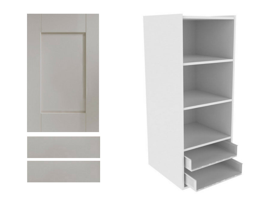 Madison 1210 High Worktop Dresser 2 Drawer — TheKitchenYard